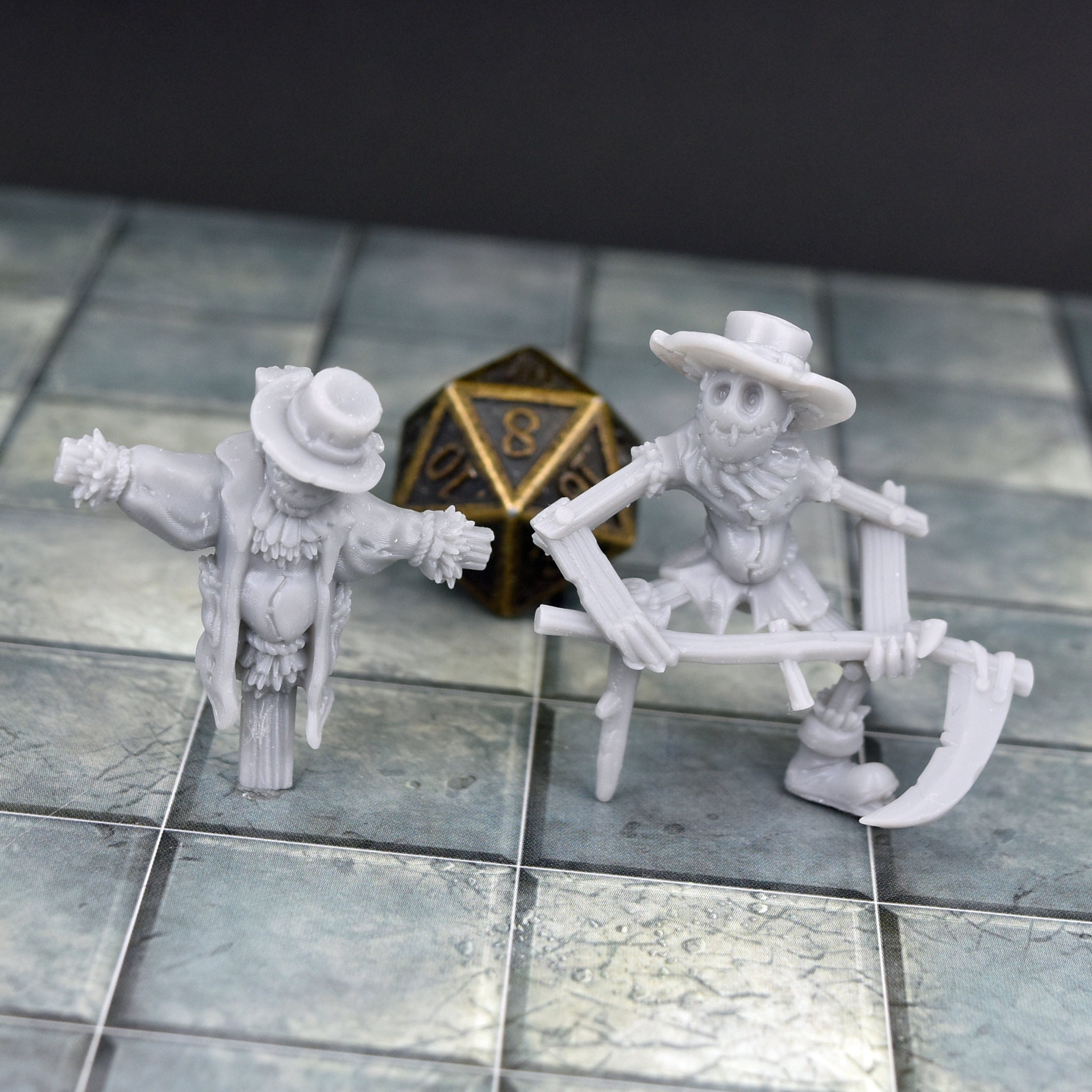 Scarecrow With Living Scarecrow Miniature Set for Warhammer | Etsy