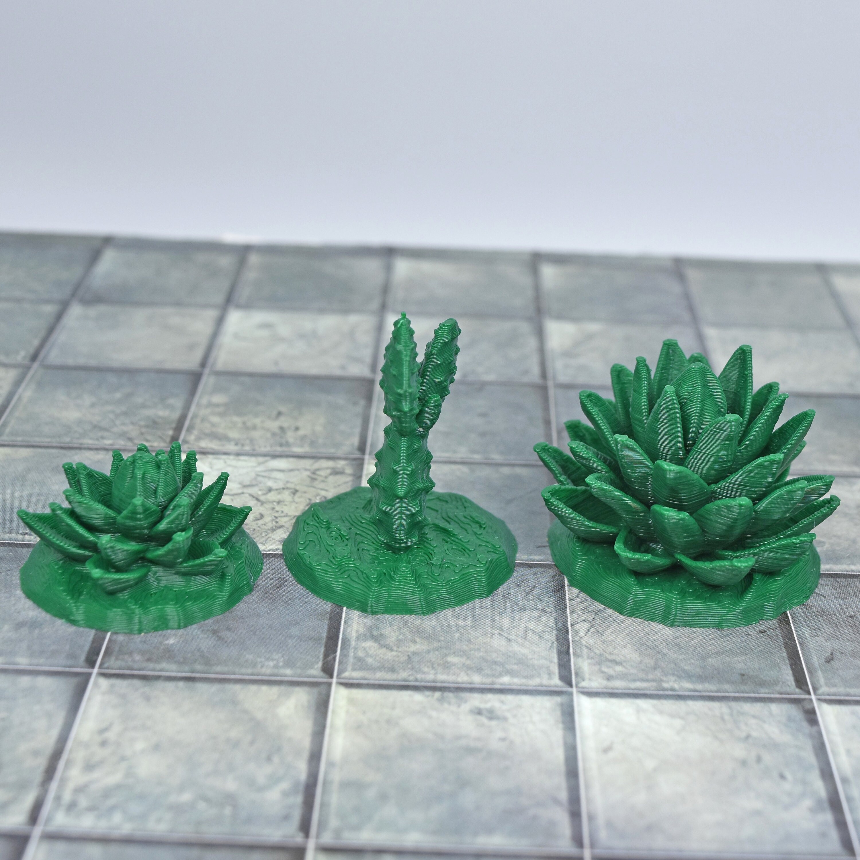 28mm Terrain Miniature Agave Cactus Plants for Dungeons and - Etsy