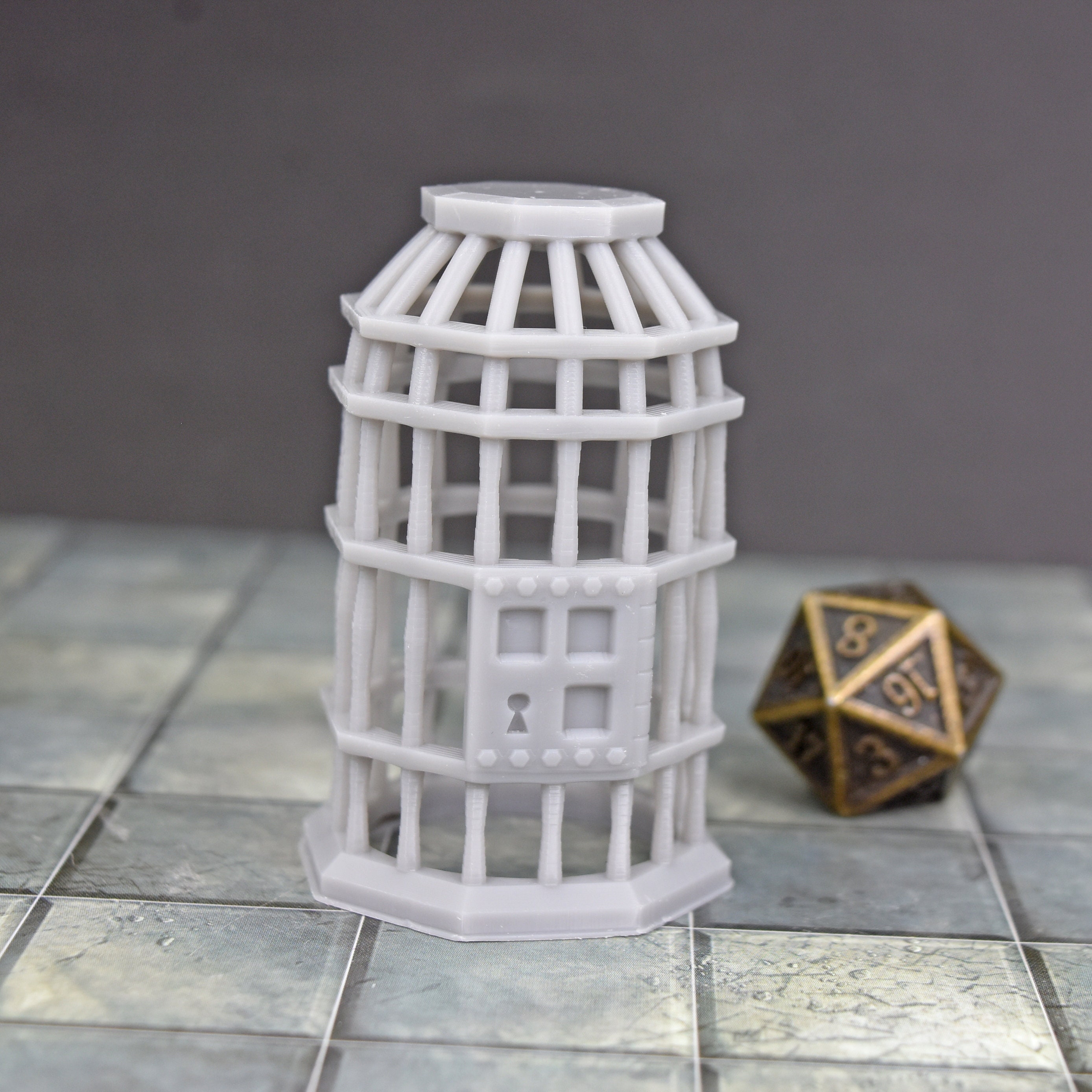 Tall Miniature Cage Jail Cell for Tabletop Miniature RPG Games | Etsy