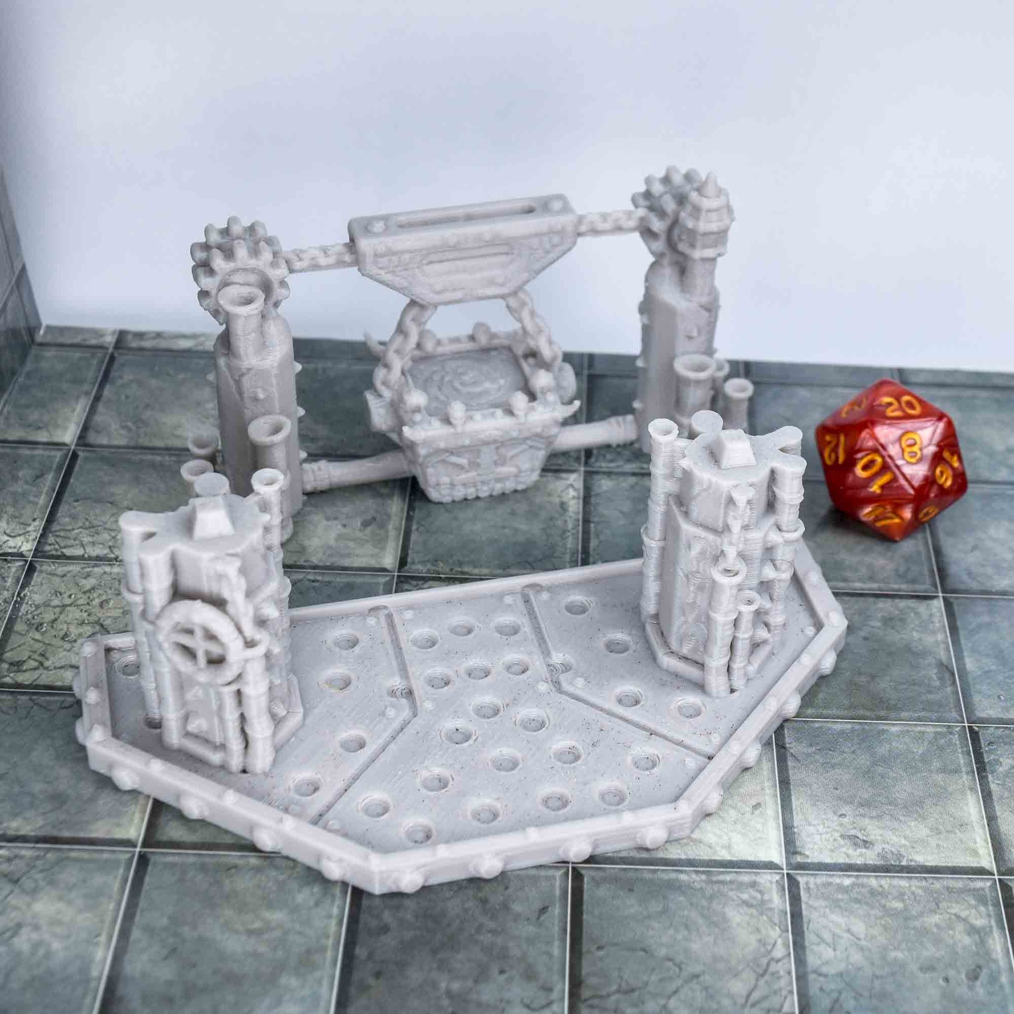 Miniature Factory Arc Smelting Cauldron for Tabletop Miniature | Etsy