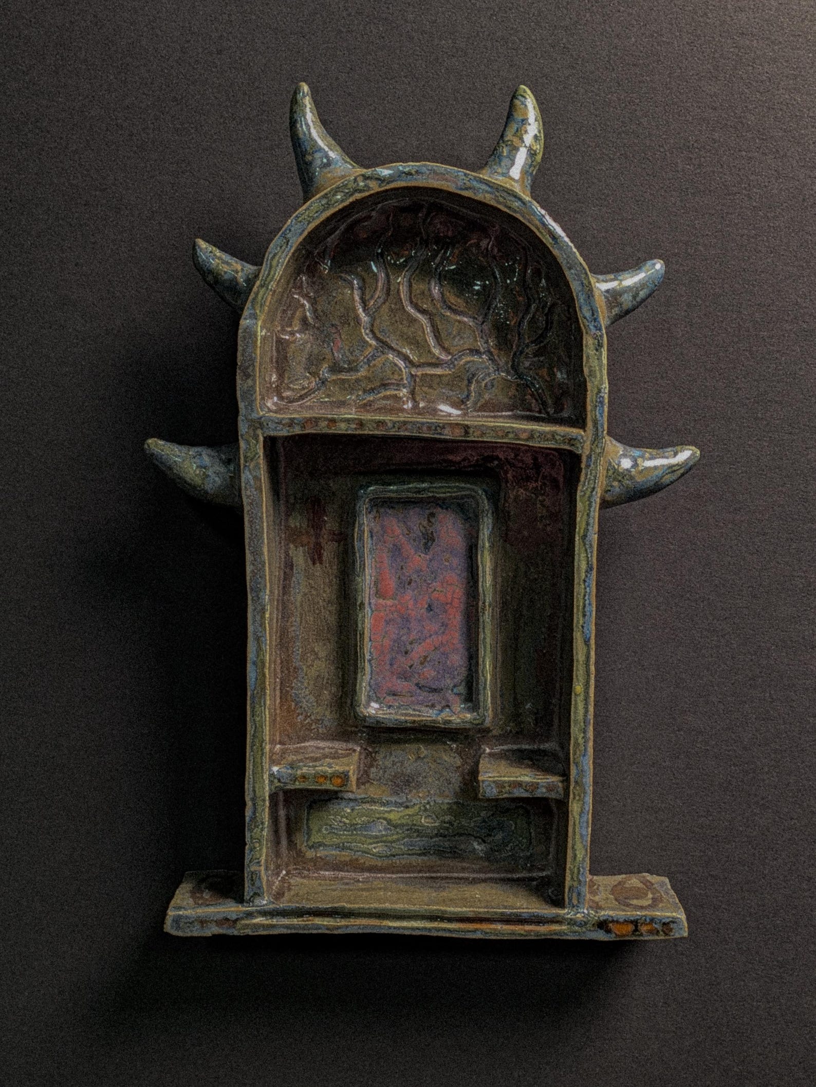 Ceramic Handmade Wall Shelf - Etsy