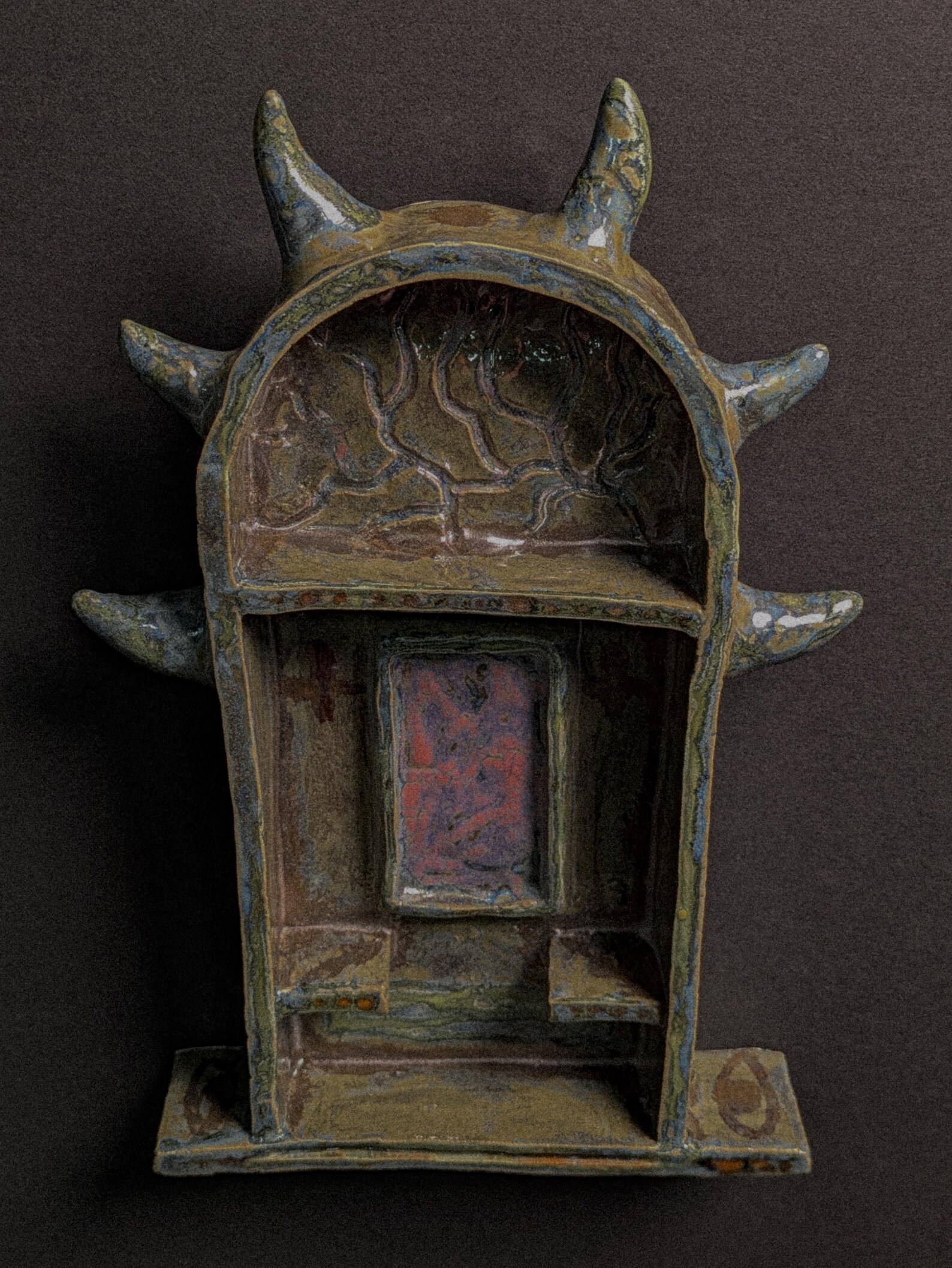 Ceramic Handmade Wall Shelf - Etsy
