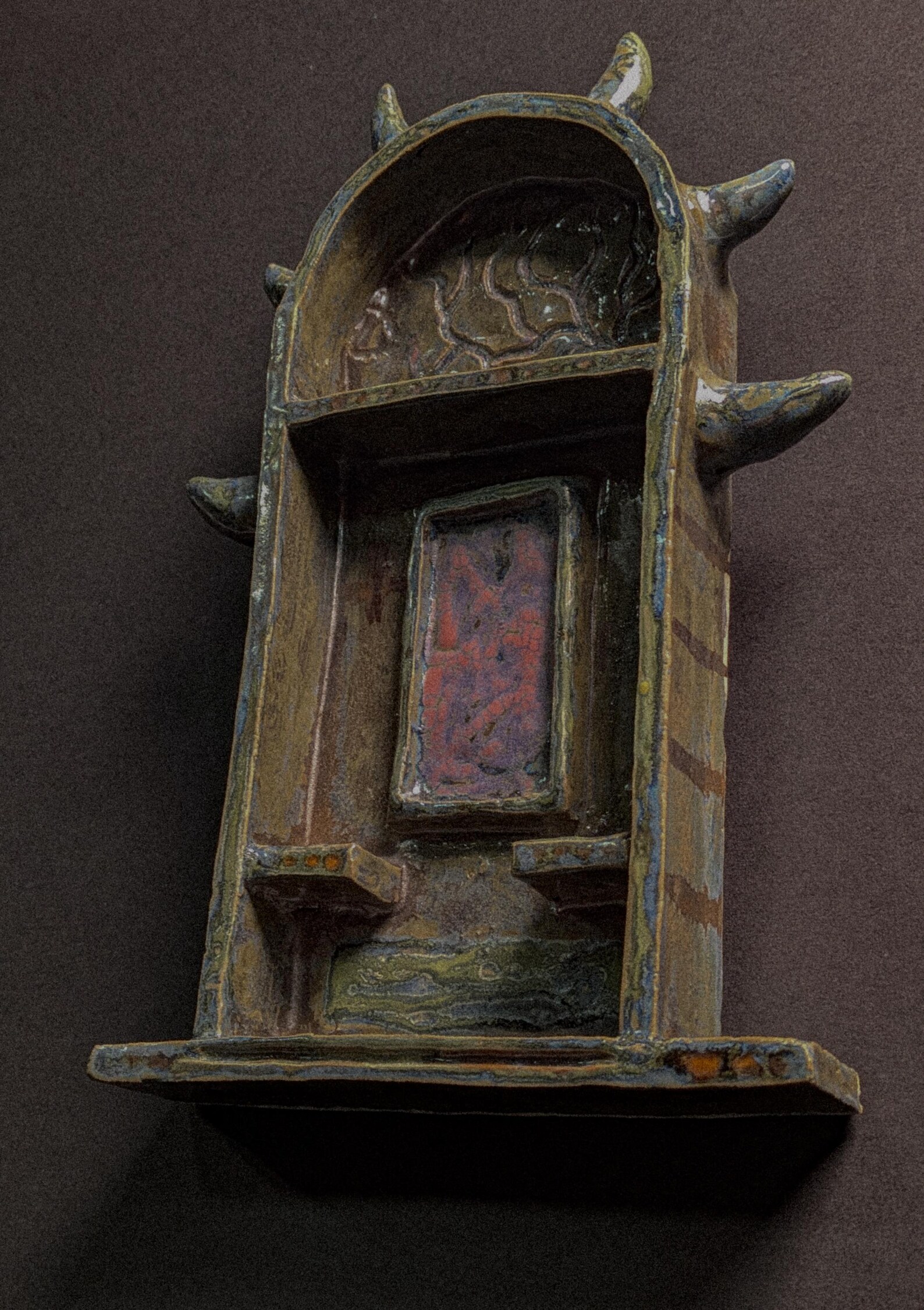Ceramic Handmade Wall Shelf - Etsy
