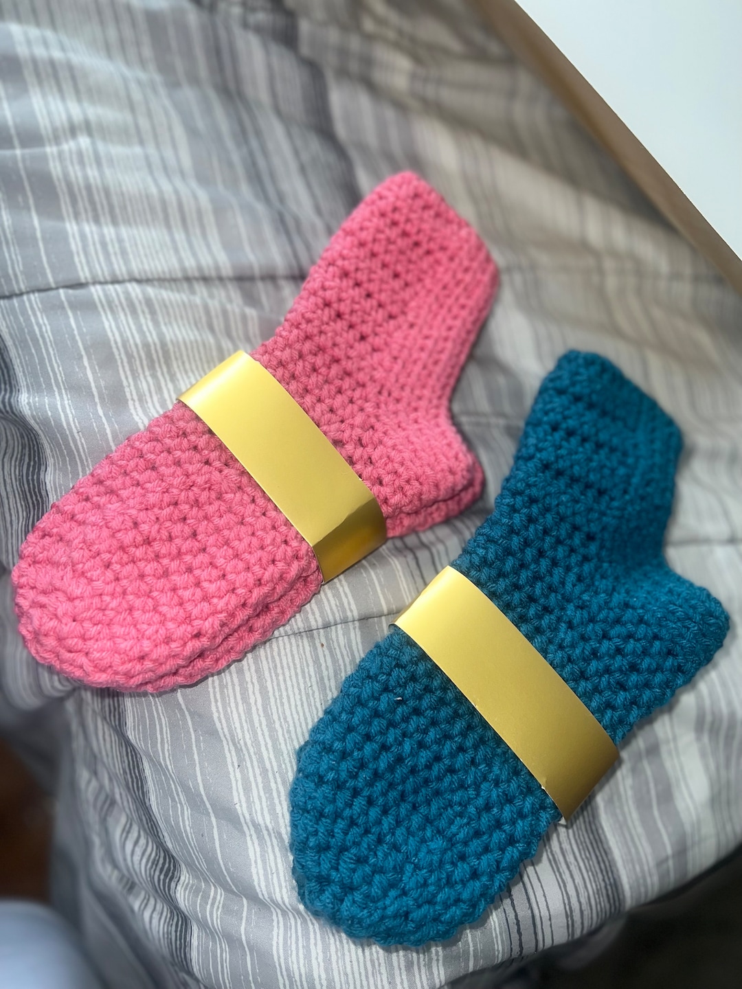 Crochet Footie Socks Guide - Etsy