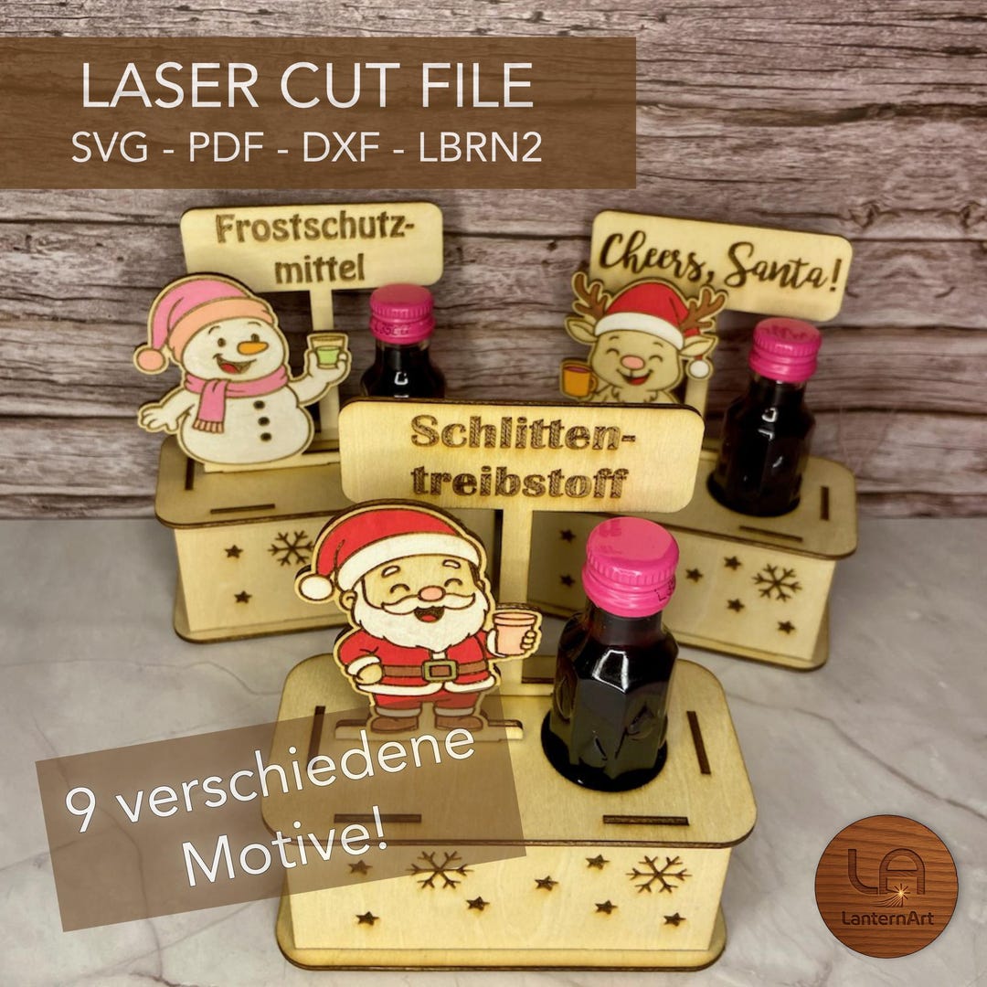 Funny Christmas Gift - DIY Schnapps SVG | Christmas | Last Minute Xmas ...