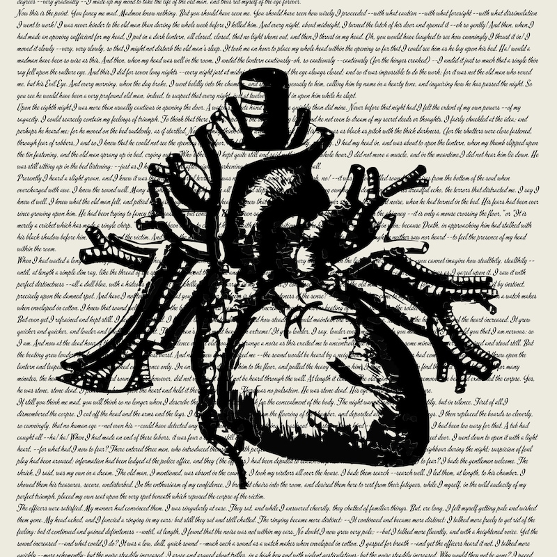 Tell Tale Heart Art - Etsy