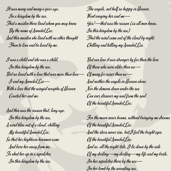 Annabel Lee - Etsy