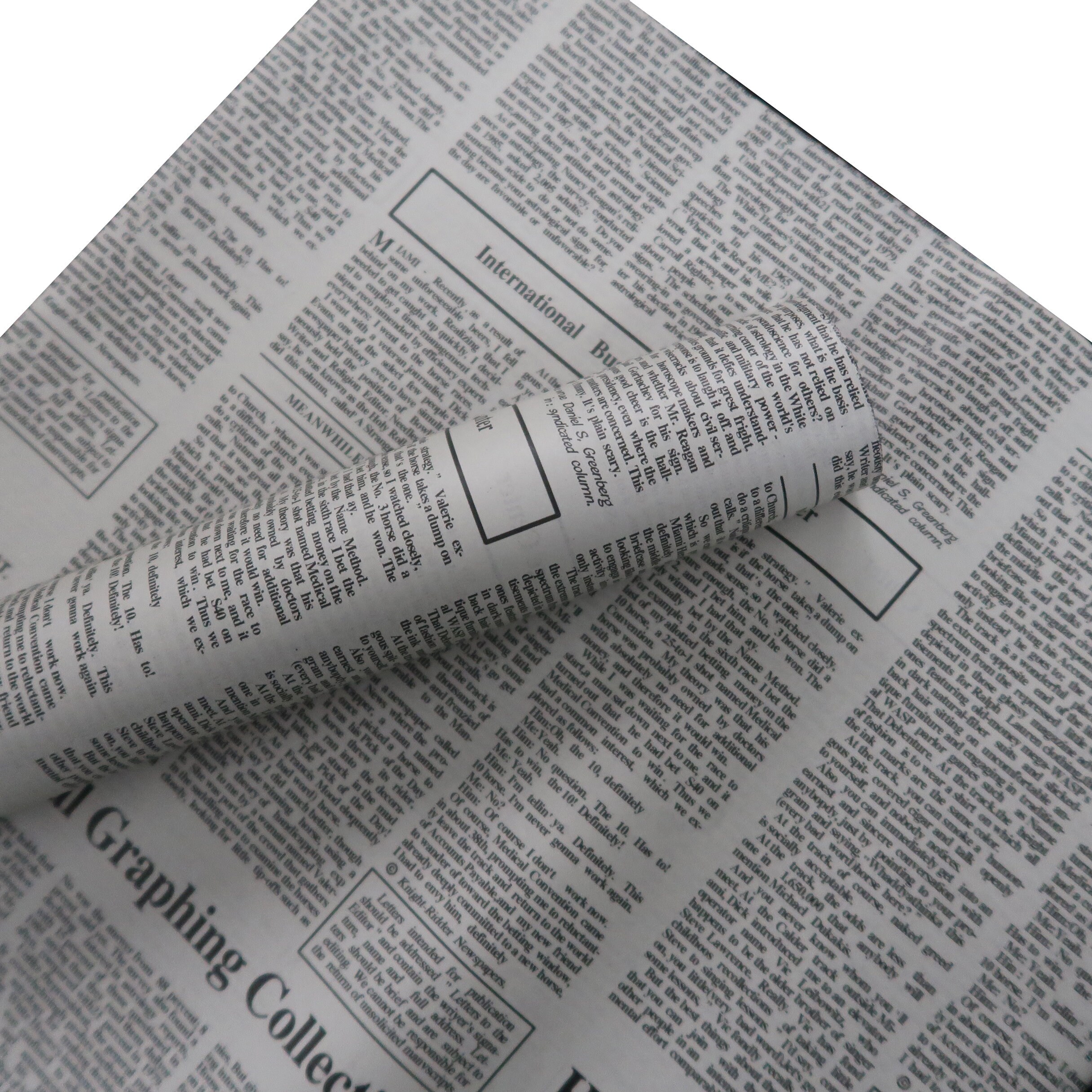 Pack of 10 Color Printed Newspaper Wrapping Kraft Paper for Flower ...