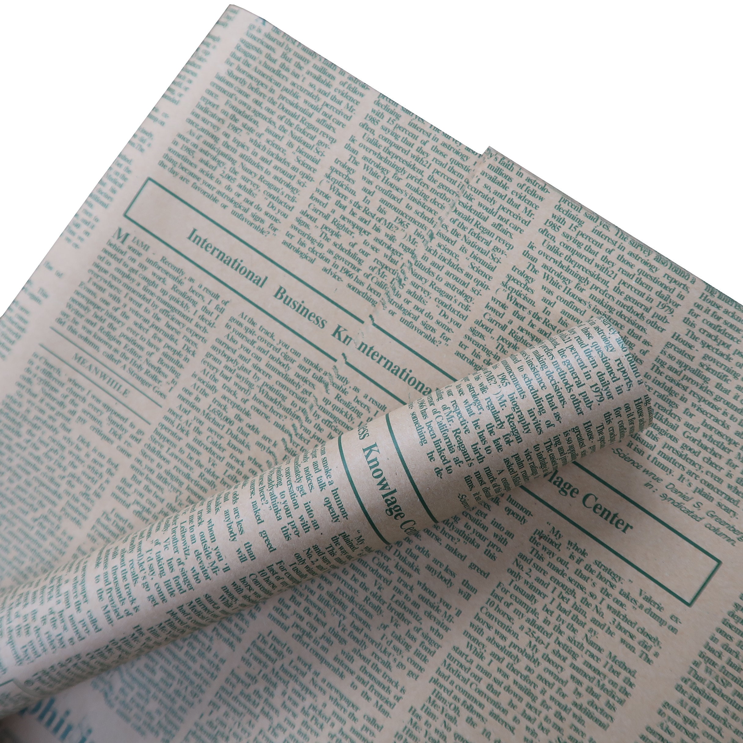 Pack of 10 Color Printed Newspaper Wrapping Kraft Paper for Flower ...