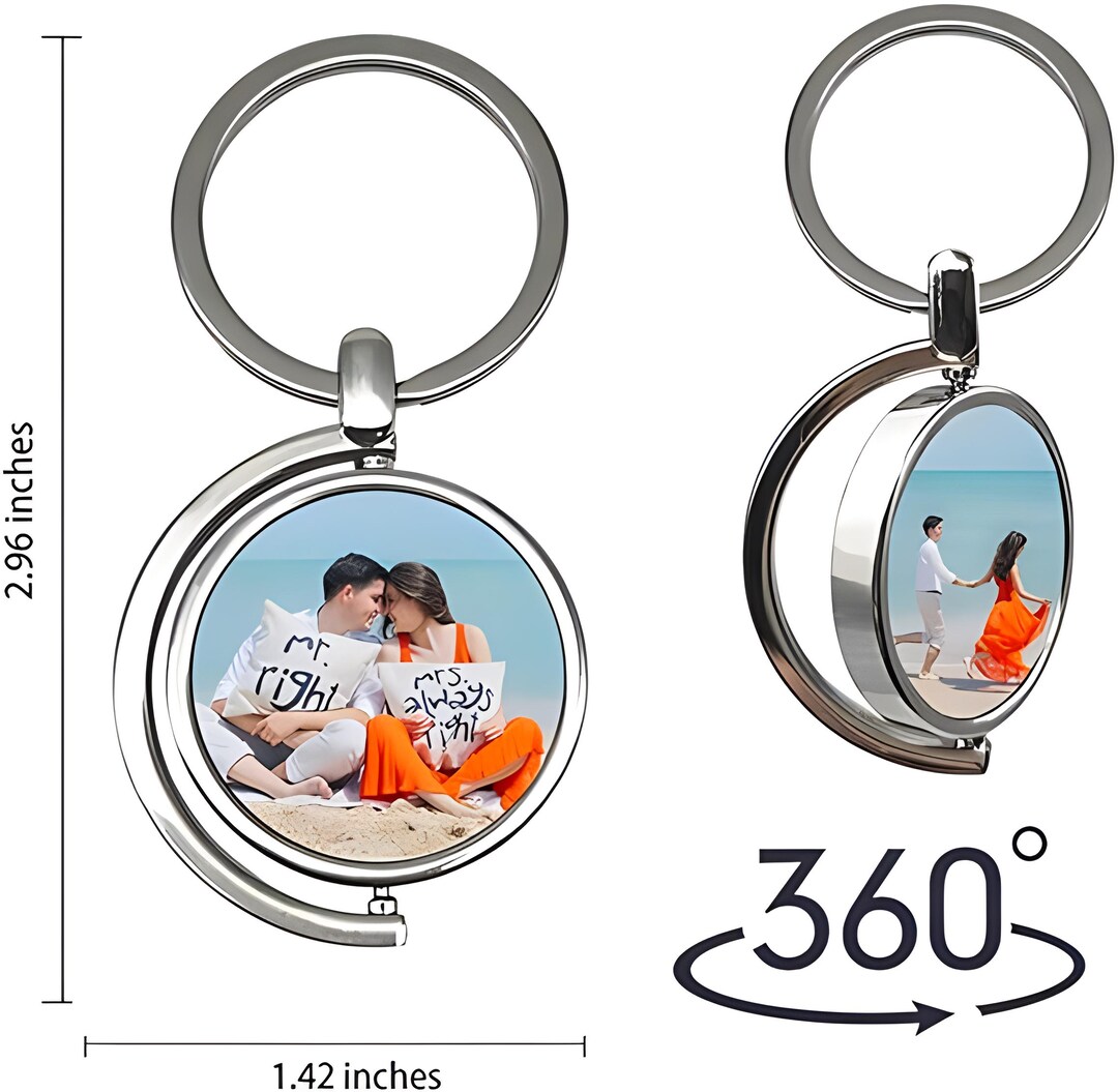 Custom Keychains Blanks Key Chains With Custom Photo, Heat Transfer ...