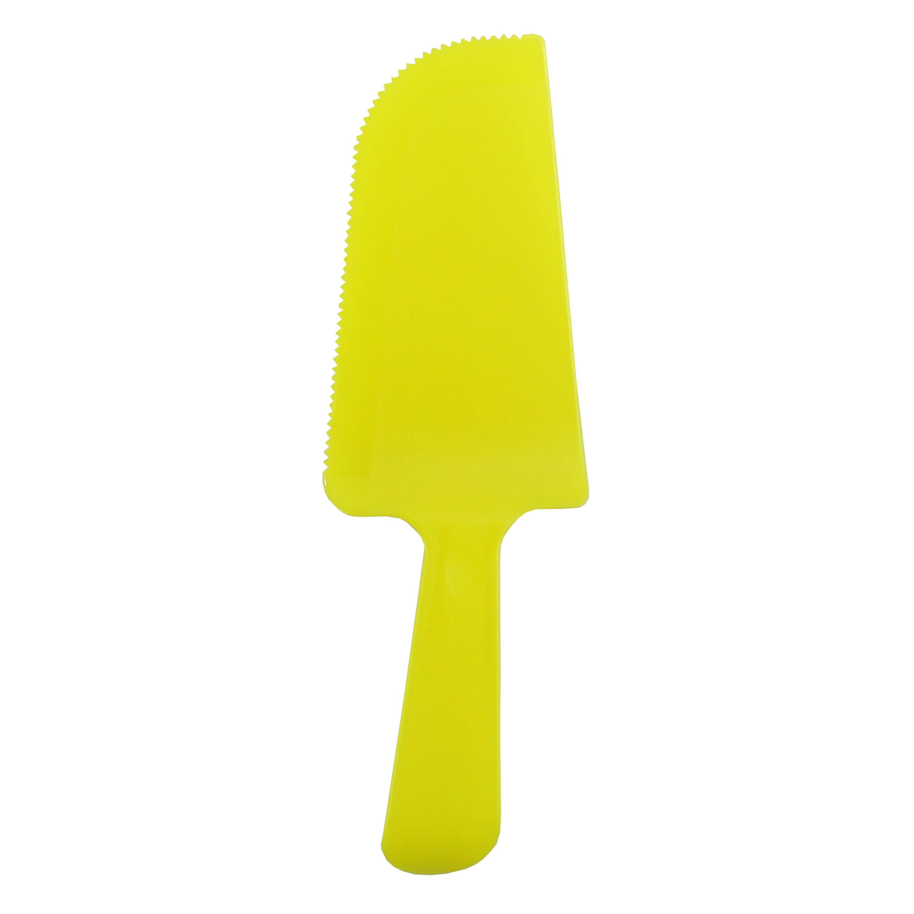 Disposable Plastic Cake Knife for Weddings and Parties Serrated Flat ...
