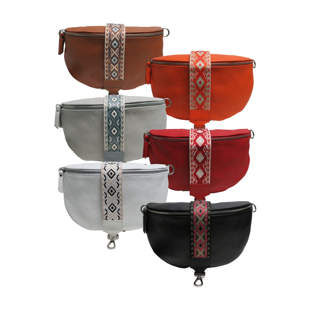 Bum Bag Crossover Belt Bag Women's Bag Genuine Leather Bag Cross Body ...