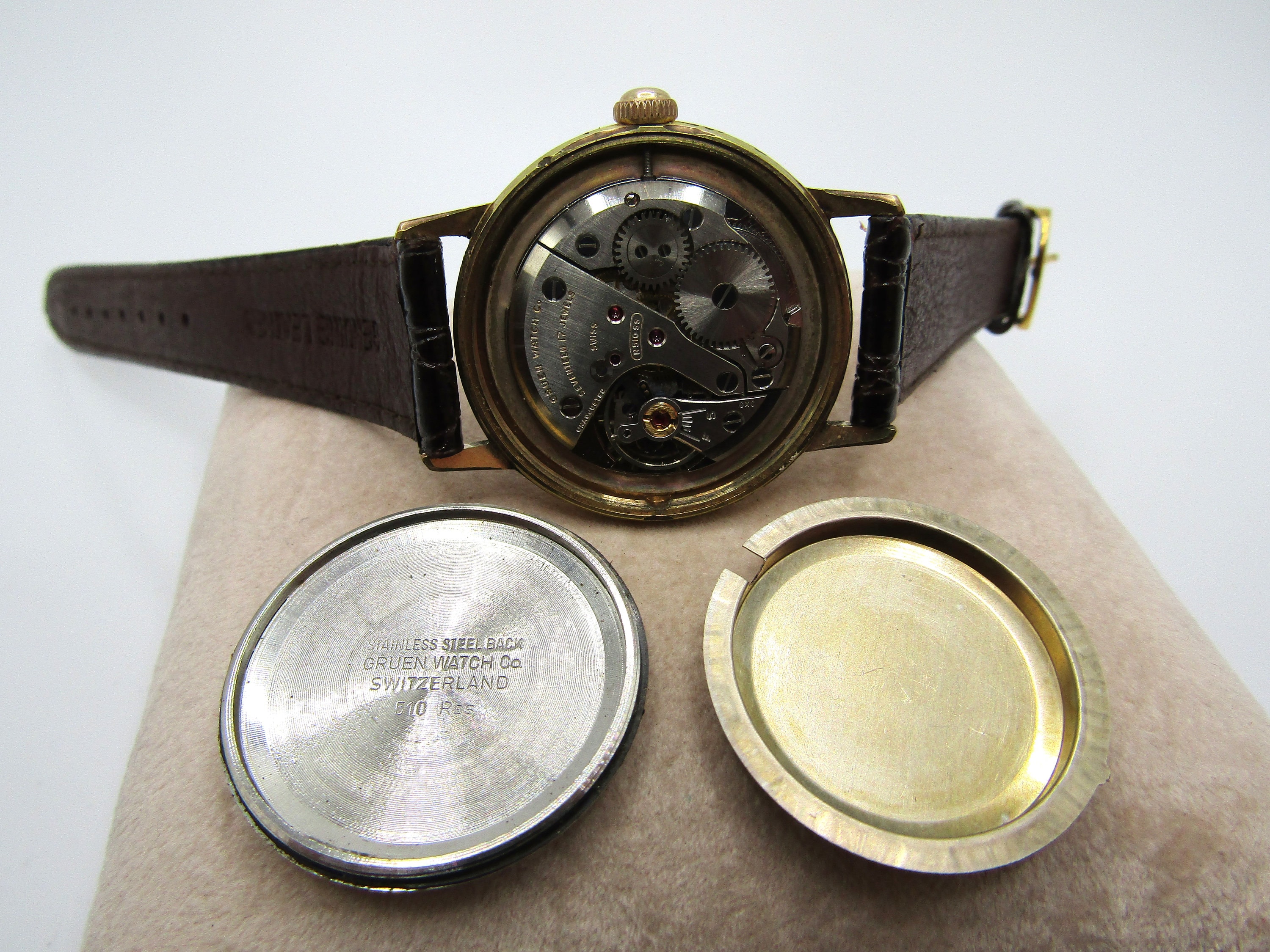 Vintage Ultra Rare Gruen Precision Cal. 510 James Bond 007 Style Watch ...