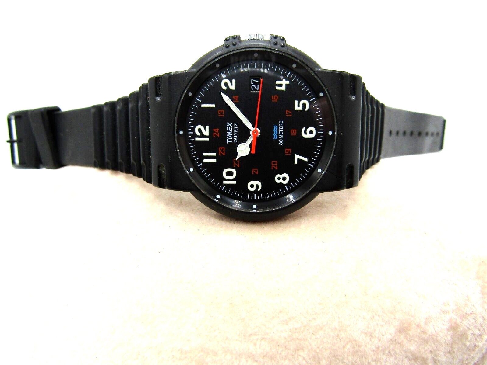 Vintage Rare Timex T49 Military Field 24HR Quartz Watch With Original ...