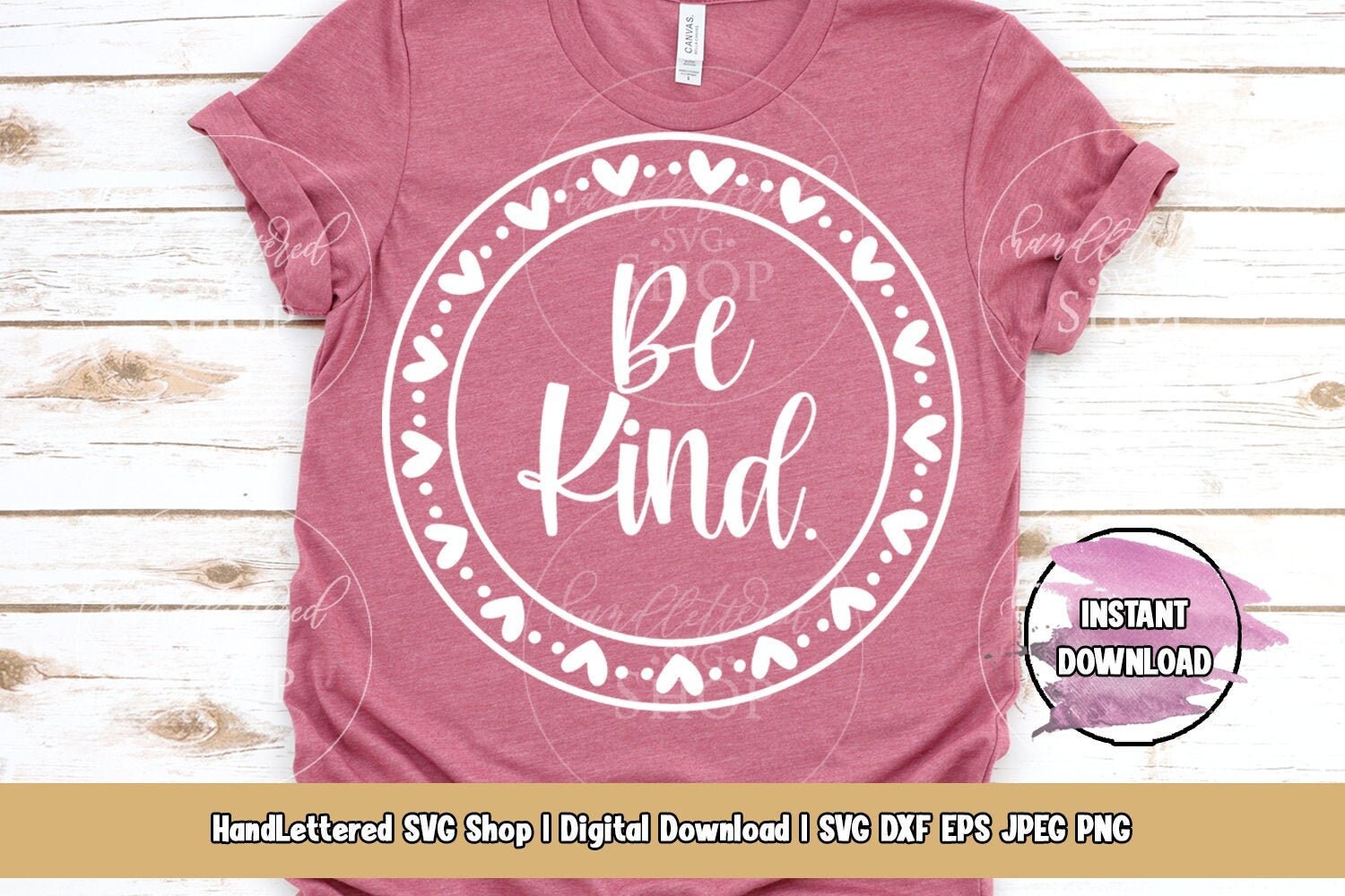 Be Kind Pink Shirt Day SVG PNG EPS Jpg Dxf Kindness Matters | Etsy