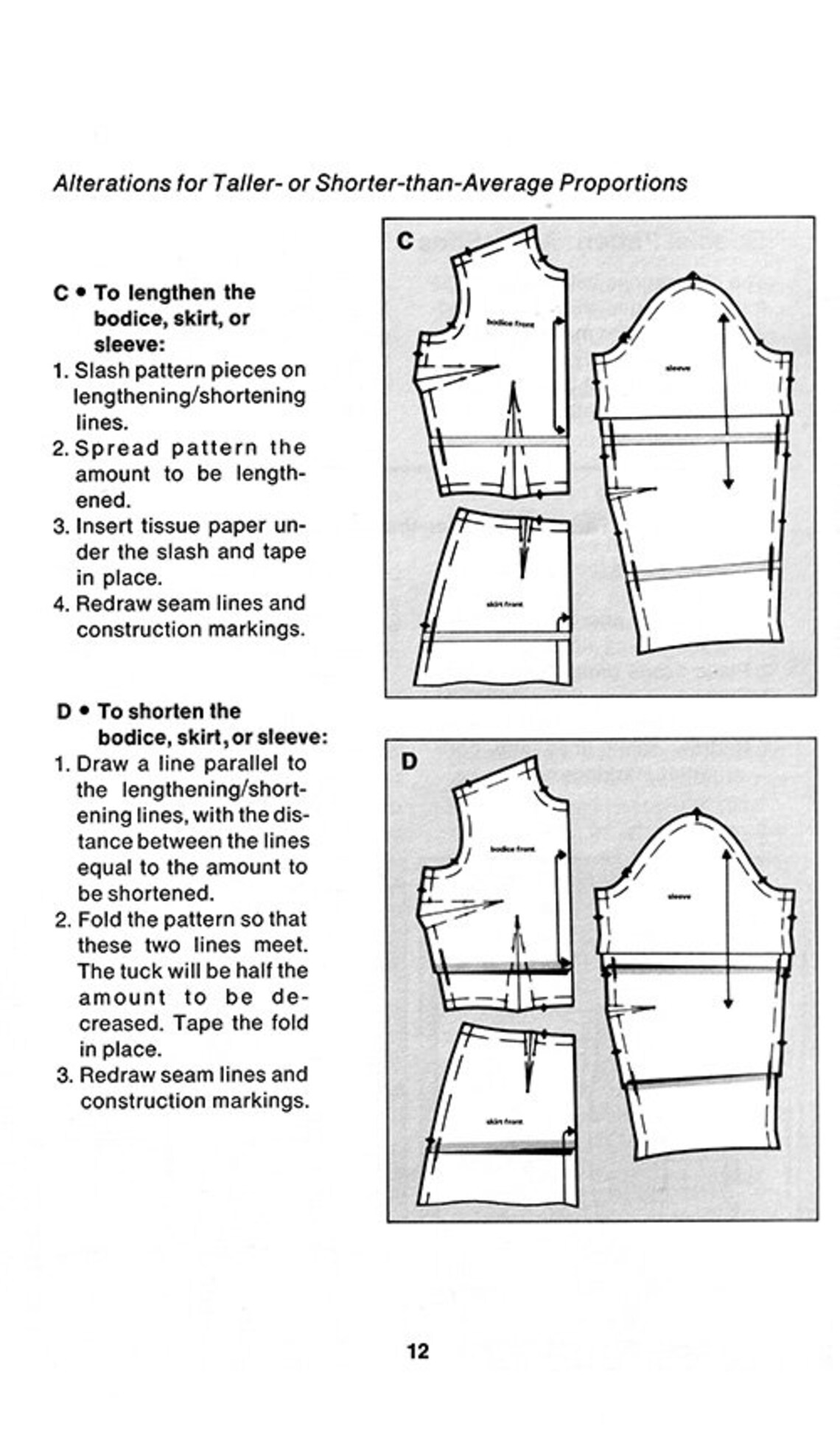 How to Fit the Sewing Pattern PDF Booklet - Etsy