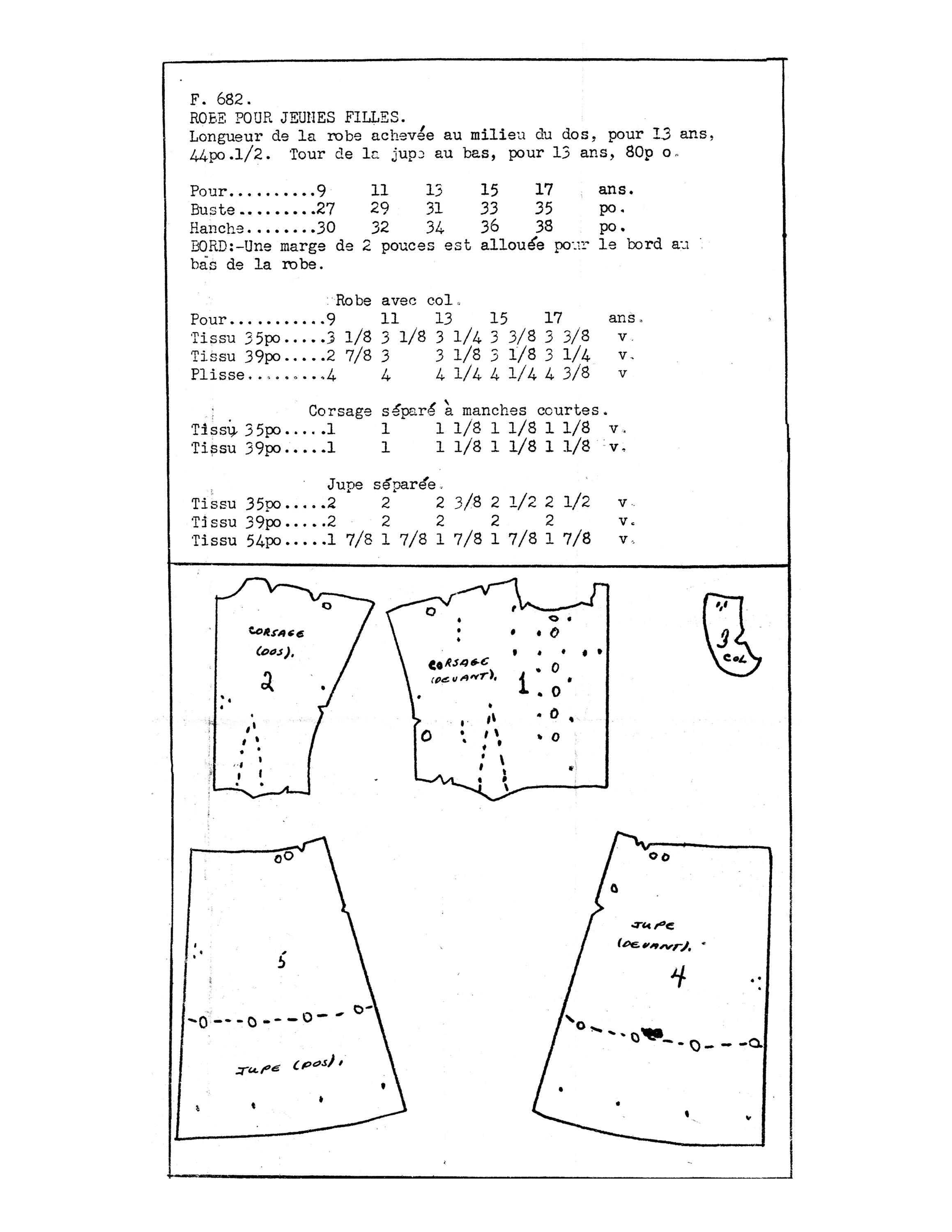 Hollywood Sewing Pattern 682 Instant Digital Download and Print 1940s ...