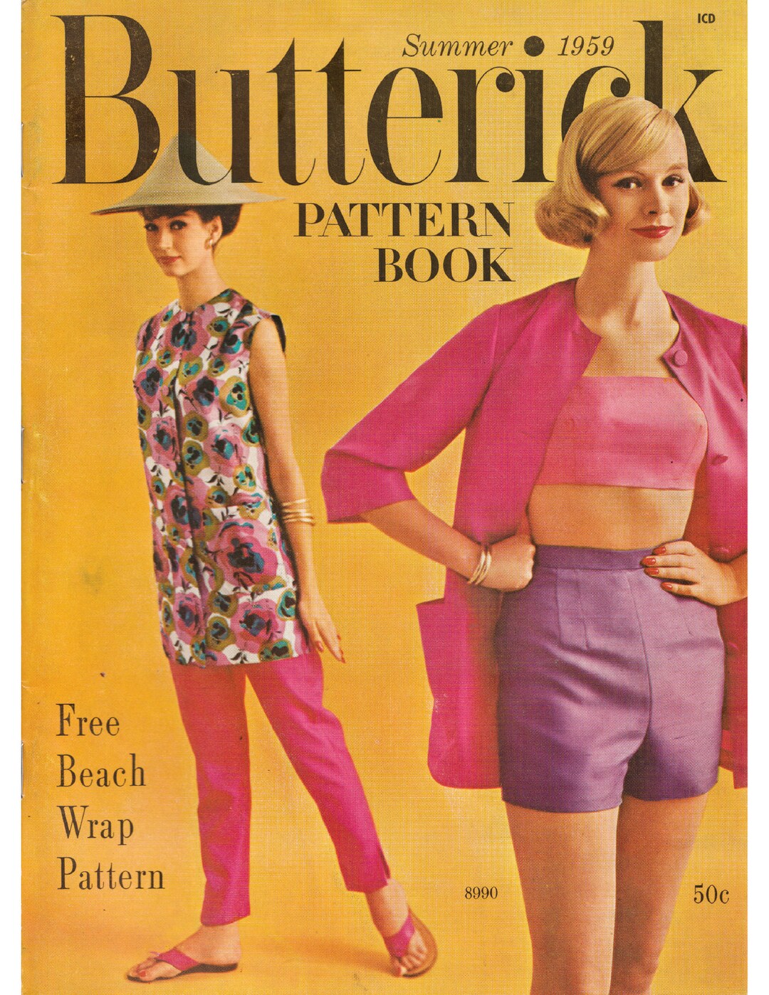 Butterick Pattern Book 1959 Summer - Etsy