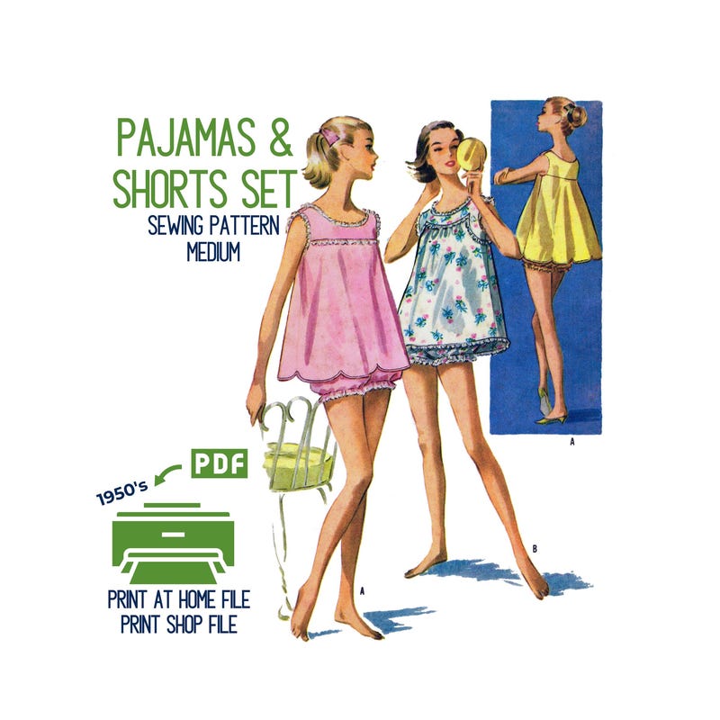 60s Pj Patterns - Etsy