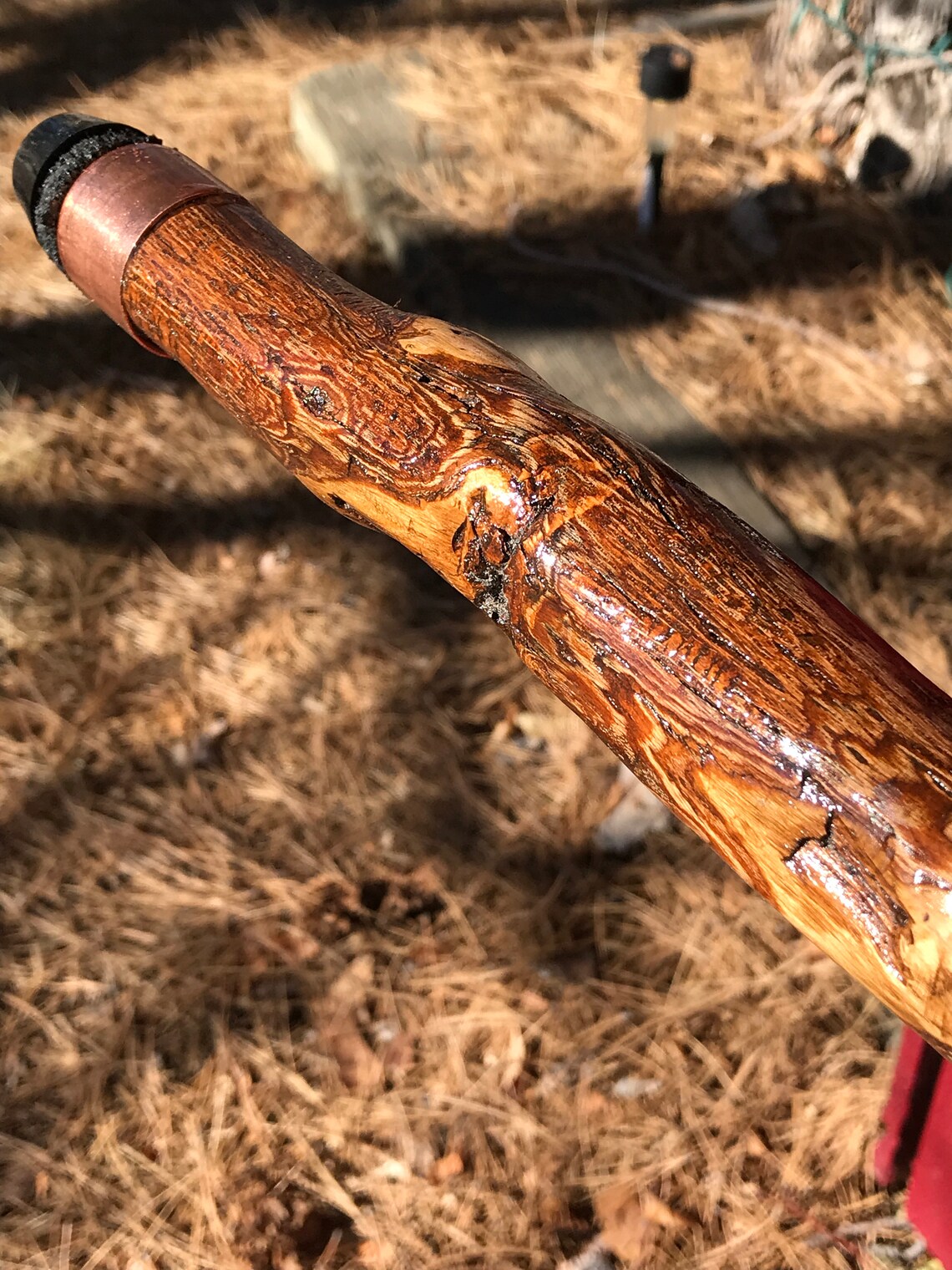 Handmade Green Ash wood walking stick lucky 1968 pre-decimal | Etsy