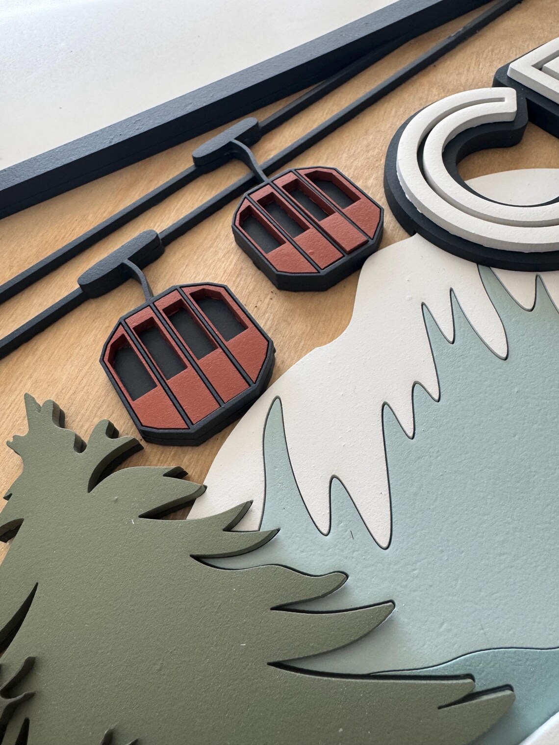 Custom Snowboard Name Sign: Mountain Cabin Decor - Etsy