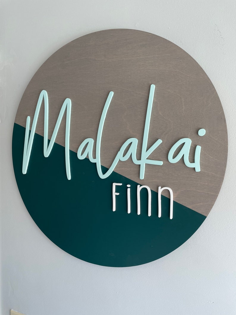 Custom Name Sign Nursery Decor Kids Room Sign Wooden | Etsy