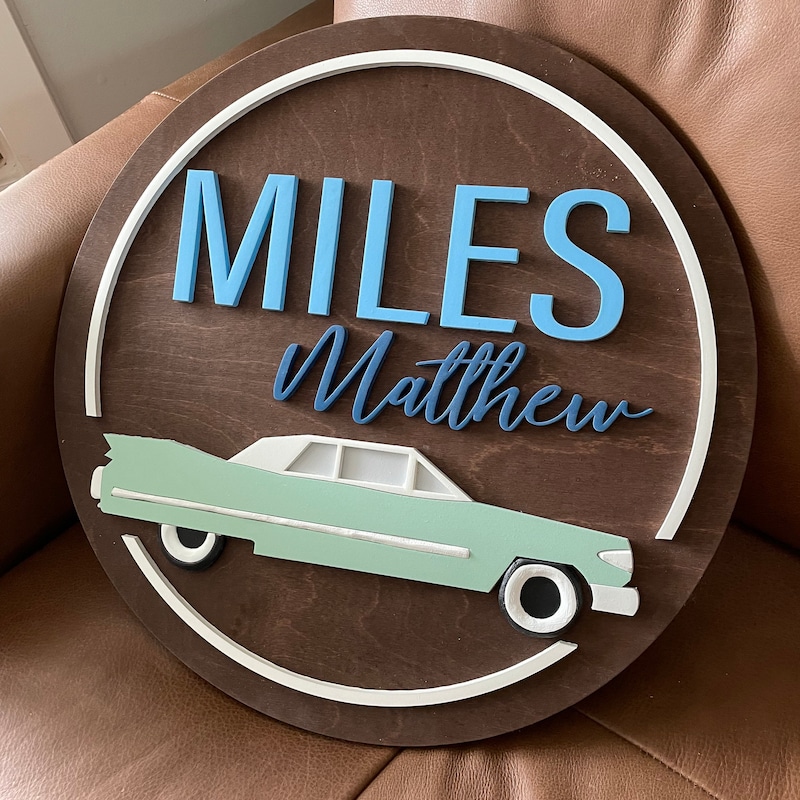 Wood Nursery Sign - Etsy