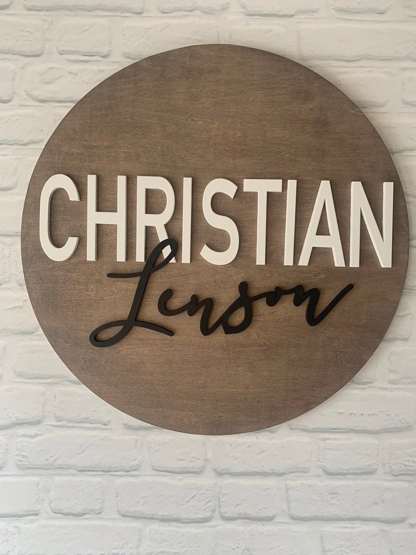 Custom Name Sign Nursery Decor Kids Room Sign Wooden - Etsy