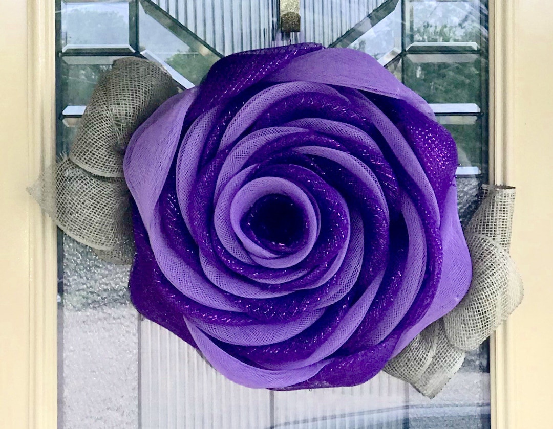 Rose Wreaths, Deco Mesh Rose Wreaths, Wedding Roses Decorations, Rose ...