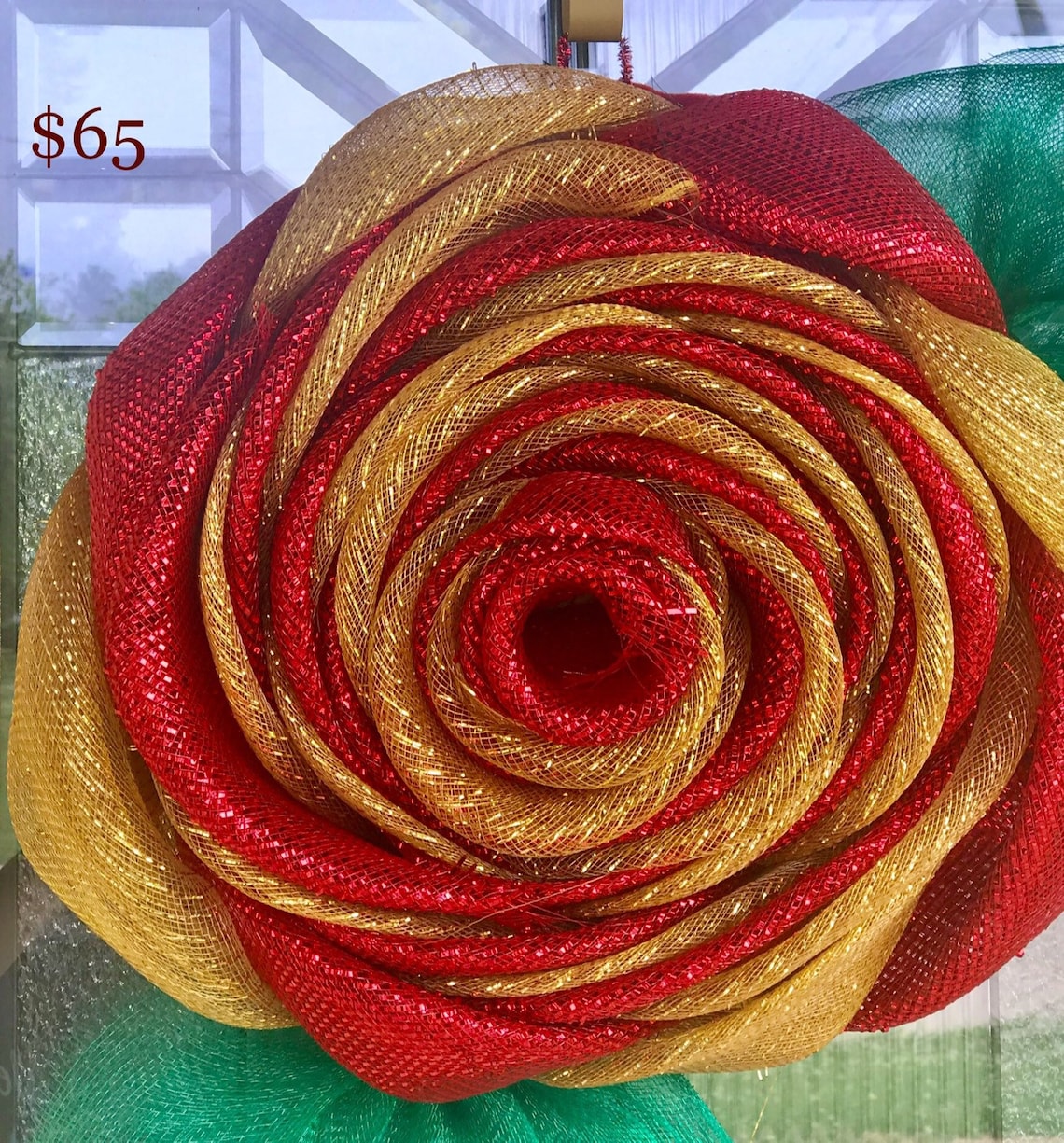 Rose Wreaths, Deco Mesh Rose Wreaths, Wedding Roses Decorations, Rose ...