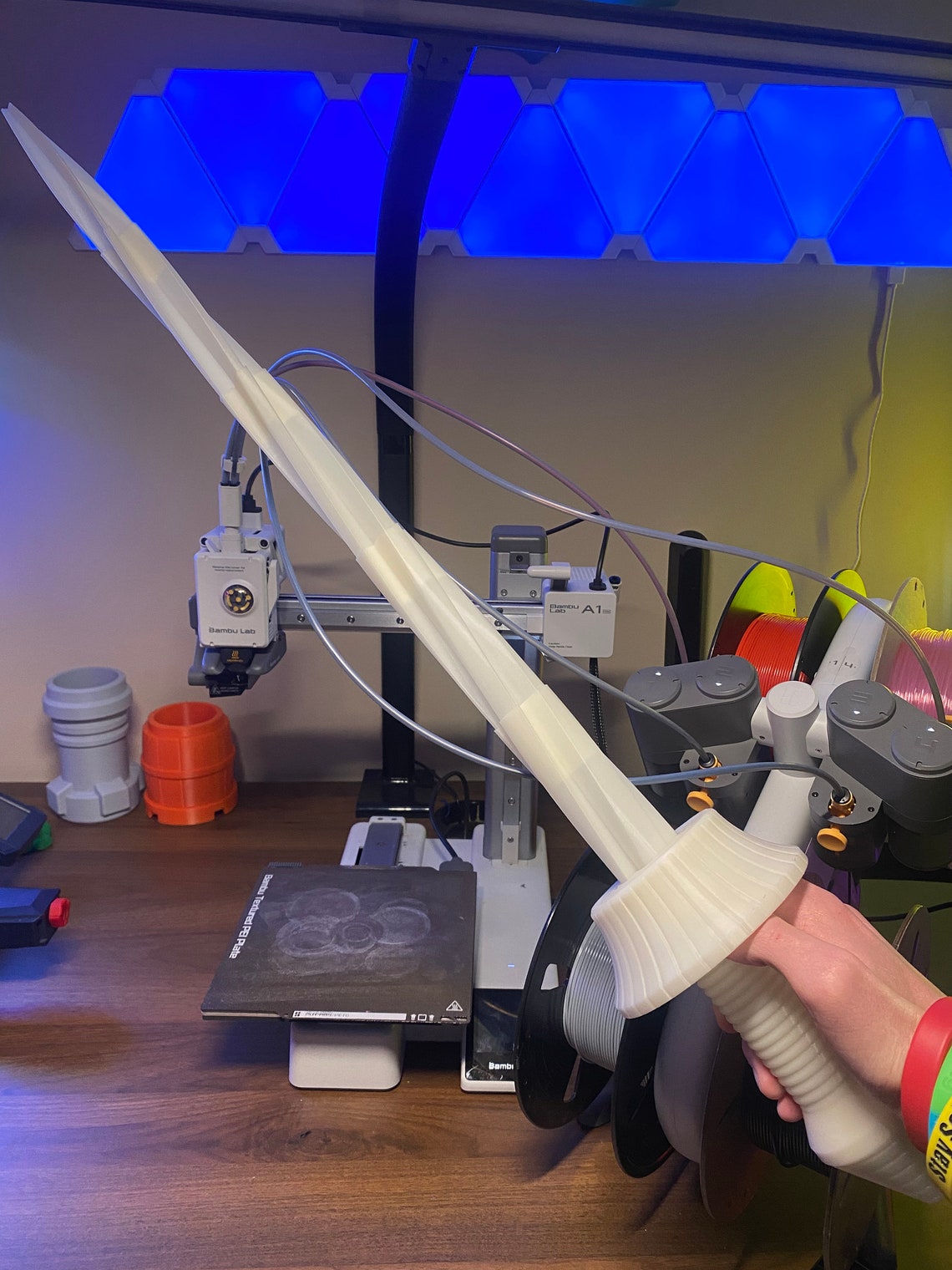 GLOW IN the DARK Blue Drill Sword as Seen on Engineering Addiction ...