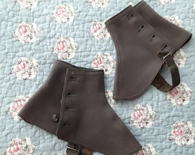 Original 1930s/40s Spats in English Box Cloth. - Etsy