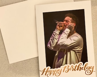 Post Malone Birthday Card | Etsy