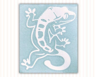Gecko decal | Etsy