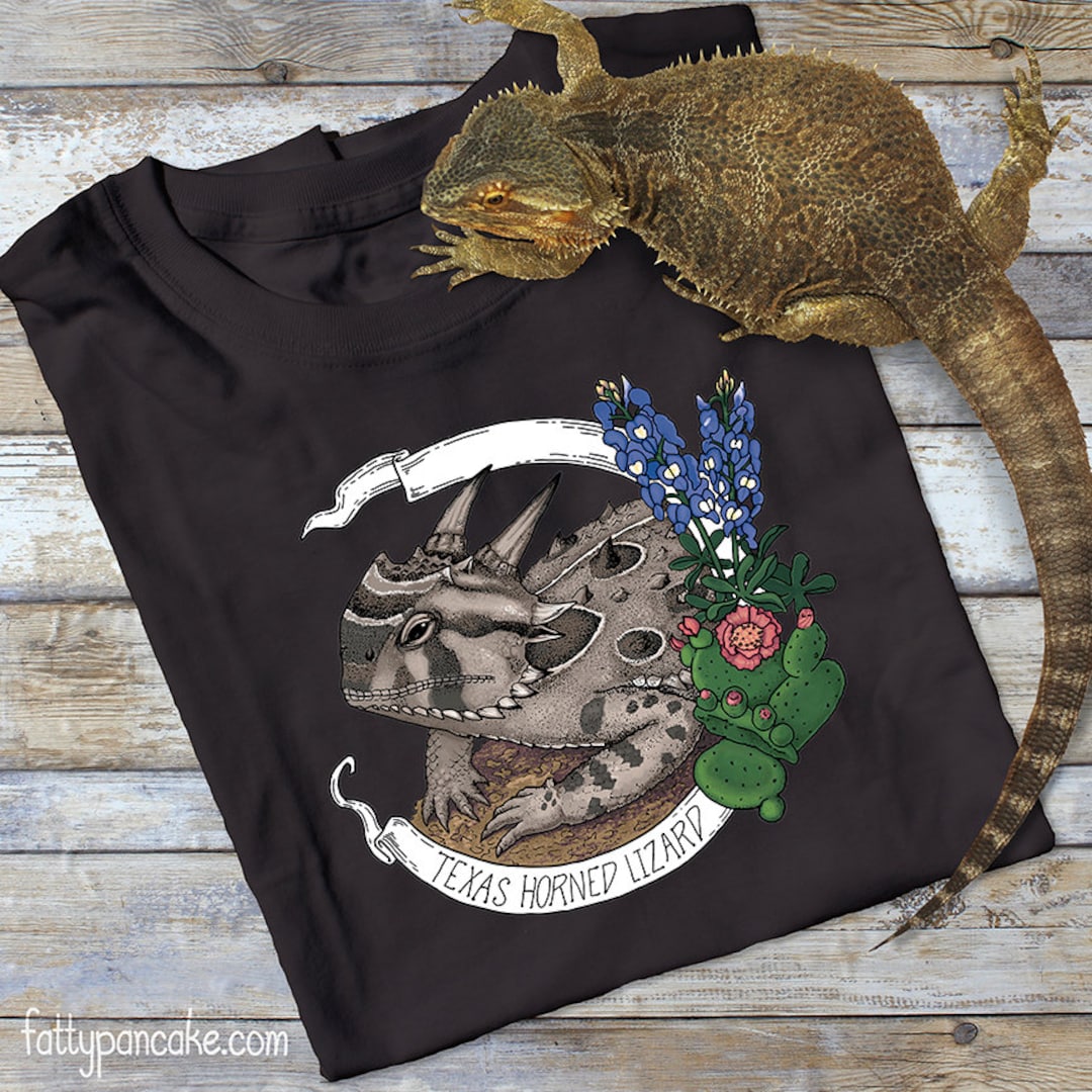 Texas Horned Lizard Unisex Tshirt - Gift for Reptile Owners and Lovers ...