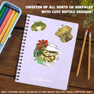 Crested Gecko Banner Vinyl Sticker, Gift for Reptile Lovers and Owners ...