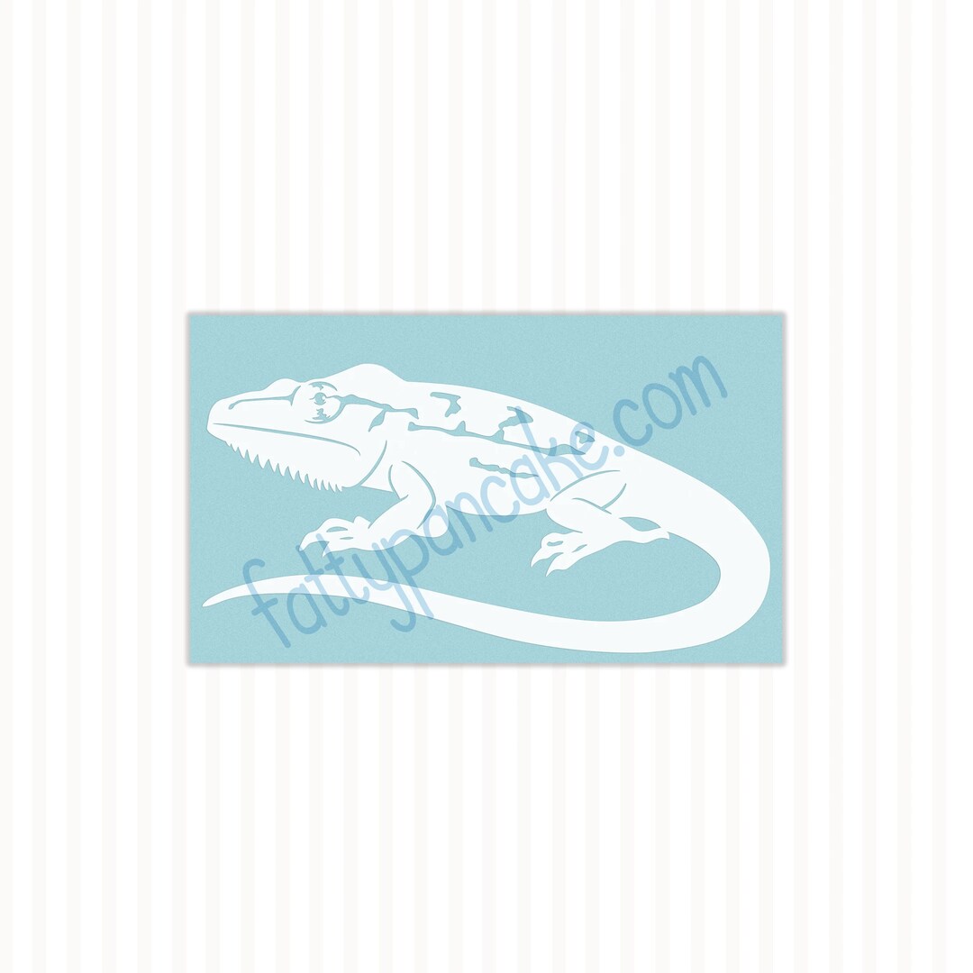 False Chameleon Lizard Car Decal Cute Reptile Laptop Sticker - Etsy