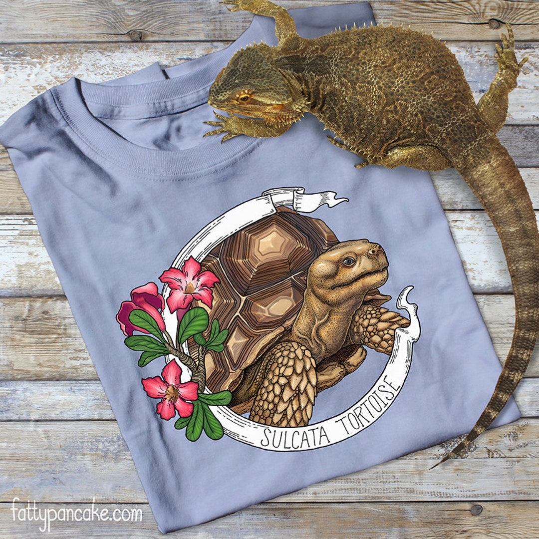 Sulcata Tortoise Unisex Tshirt Cute Turtle Gift Apparel - Etsy