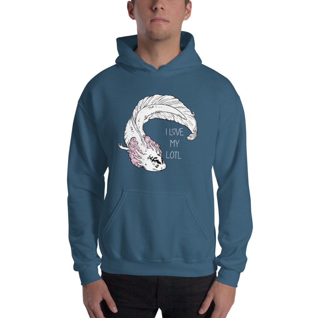 Axolotl Hoodie, Pretty Axolotl, Elegant Axolotl, Axolotl Gift, Axolotl ...