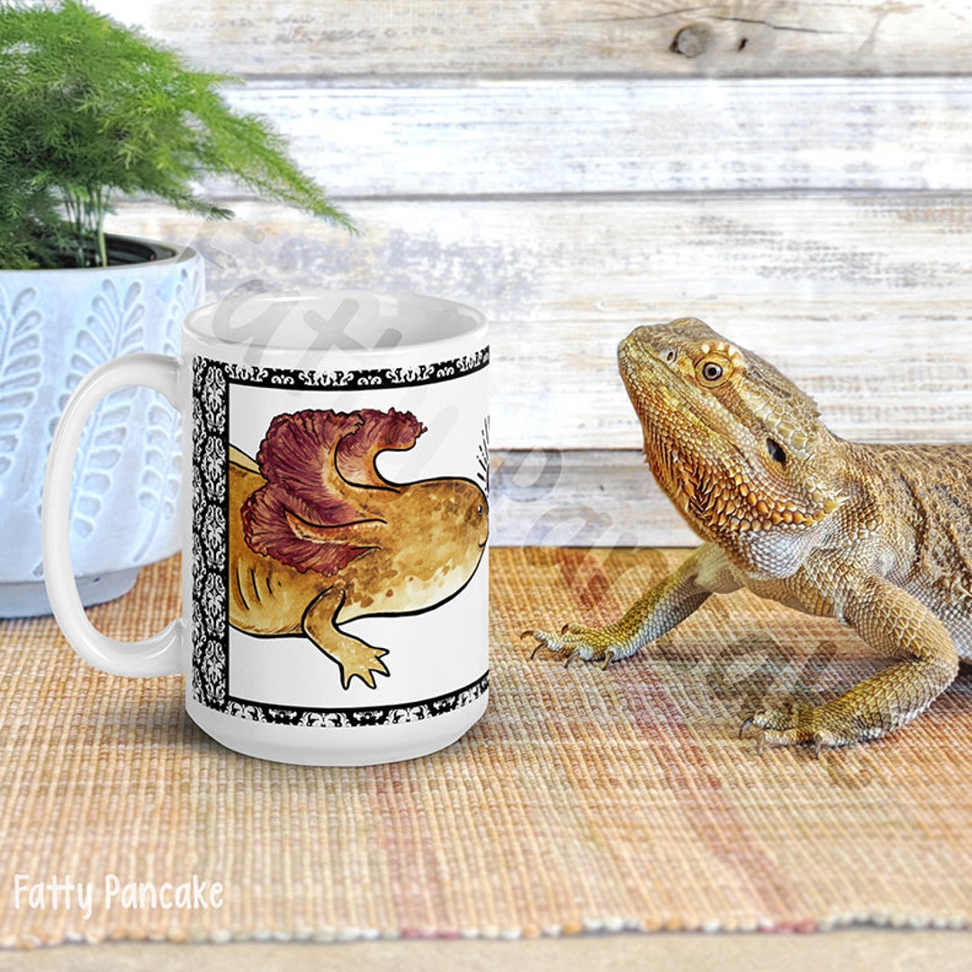 Axolotl Mug, Cute Amphibian Gift Ceramic Drinkware, Love a Lotl - Etsy