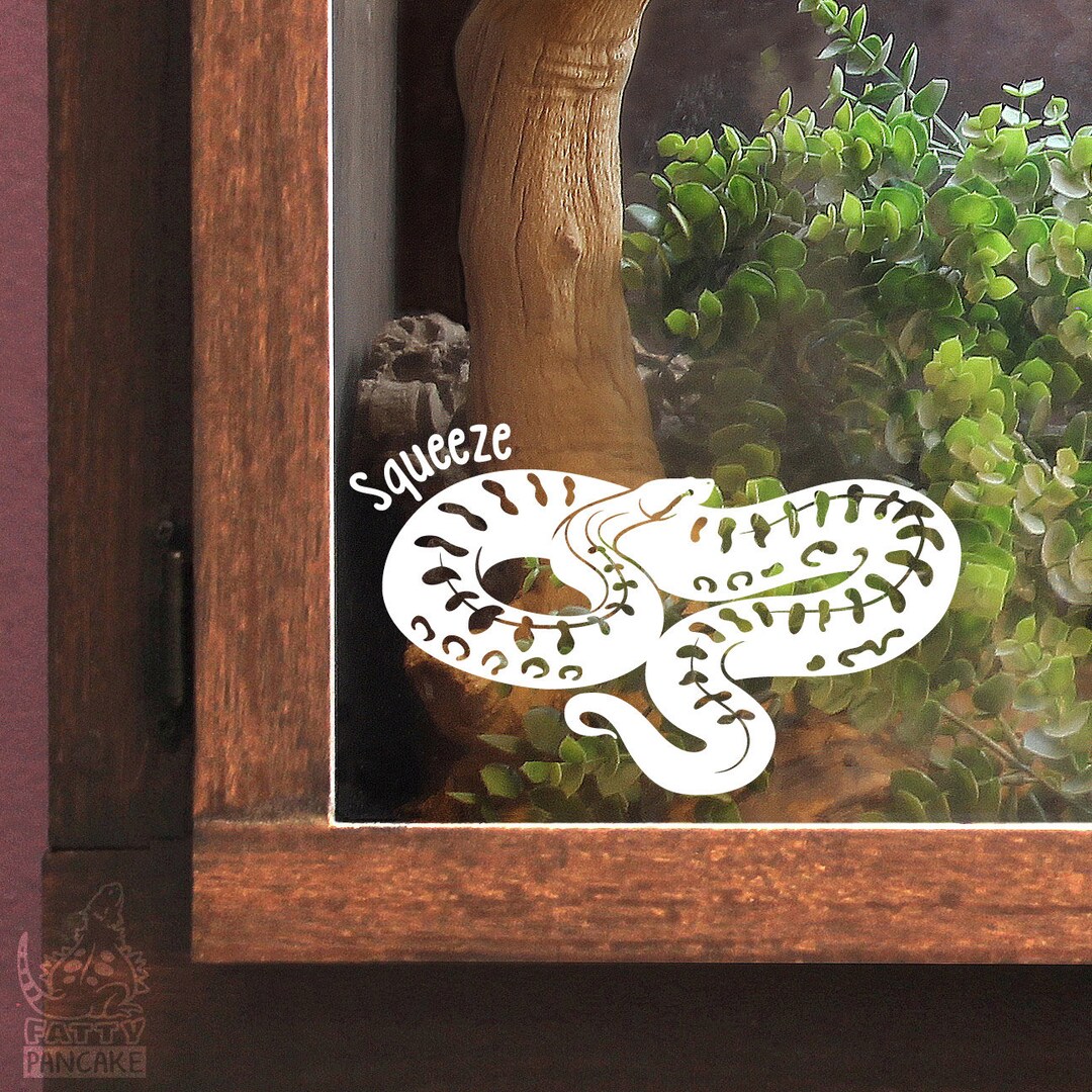 Anaconda Snake Customizable Decal, Gift for Reptile Owners and Lovers ...