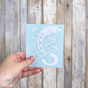 Crested Gecko Decal Customizable Enclosure Decor, Gecko Decal, Reptile ...