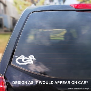 African House Snake Car Decal, Cute Reptile Laptop Sticker, Enclosure ...