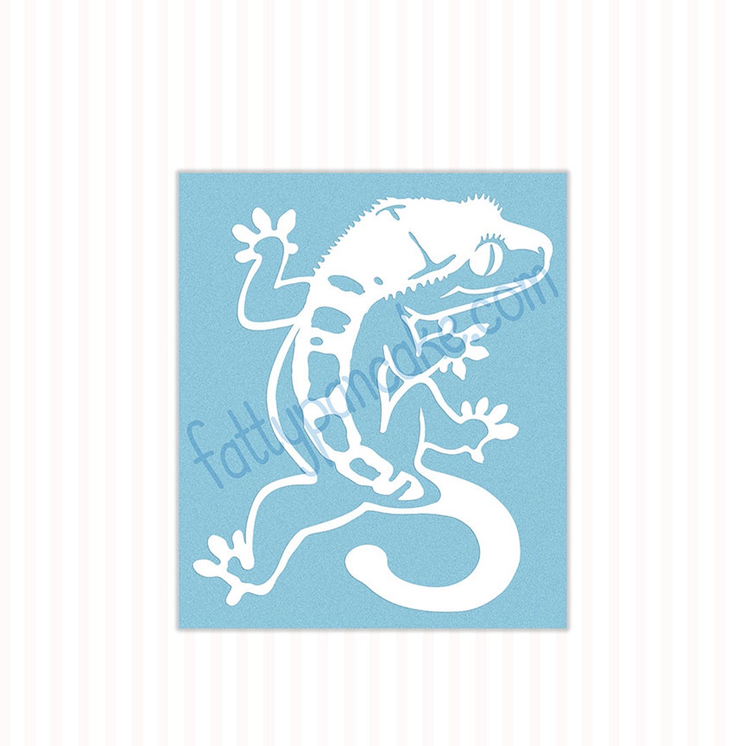 Crested Gecko Decal, Crested Gecko Sticker, Crested Gecko Gift, Gecko ...