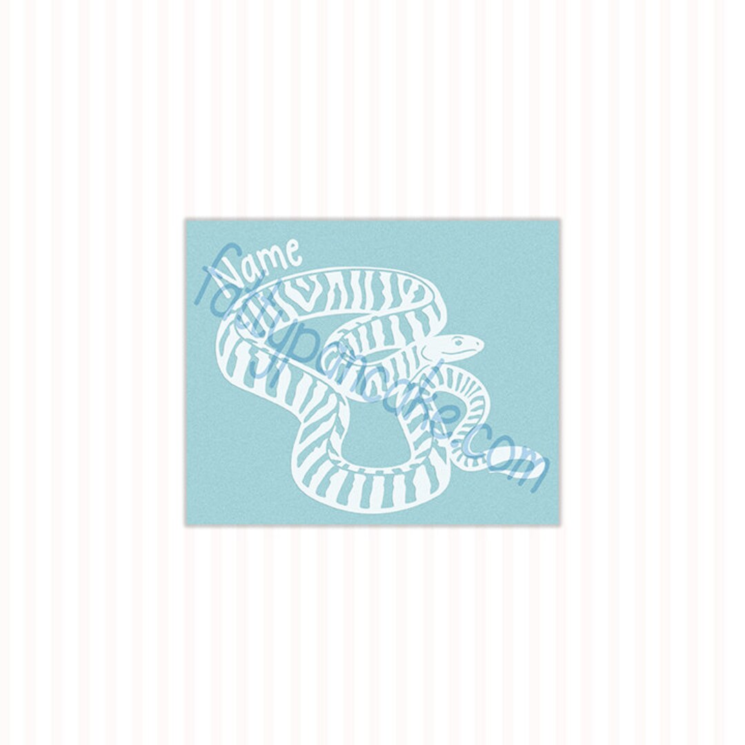 Woma Python Vinyl Decal Cute Snake Reptile Sticker - Etsy