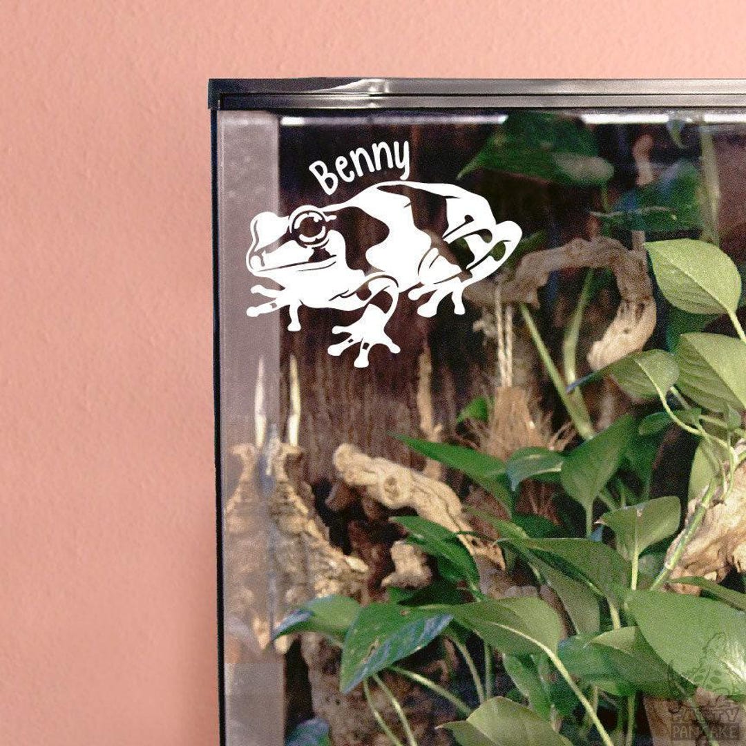 Amazon Milk Frog Vinyl Decal Customizable, Cute Amphibian Gift Sticker ...