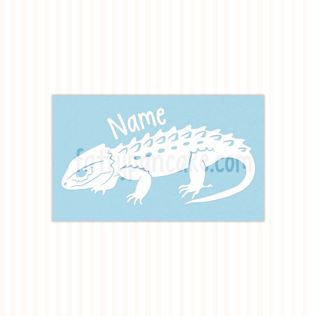 Red-eyed Crocodile Skink Decal, Skink Decal, Reptile Lizard Decal ...