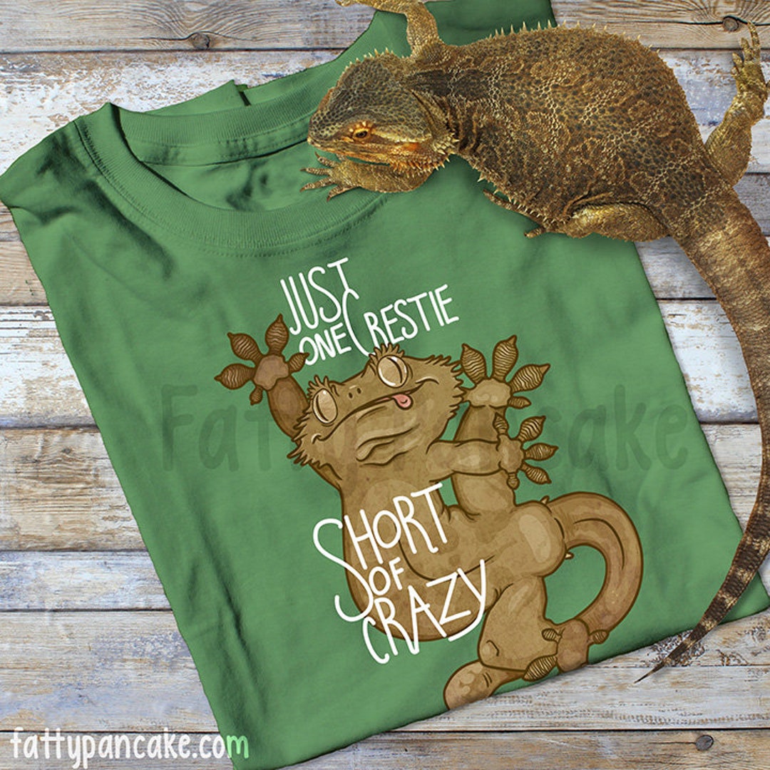 Crested Gecko Tshirt, Silly Reptile Lizard Apparel Gift - Etsy