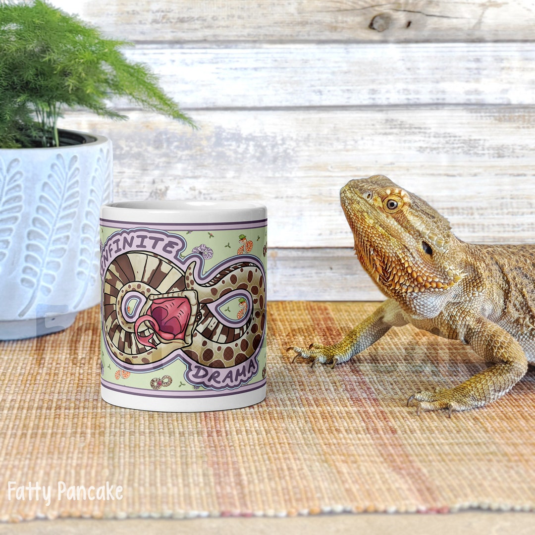 Hognose Snake Gift Mug, Cute Reptile Drinkware for Snake Owners ...