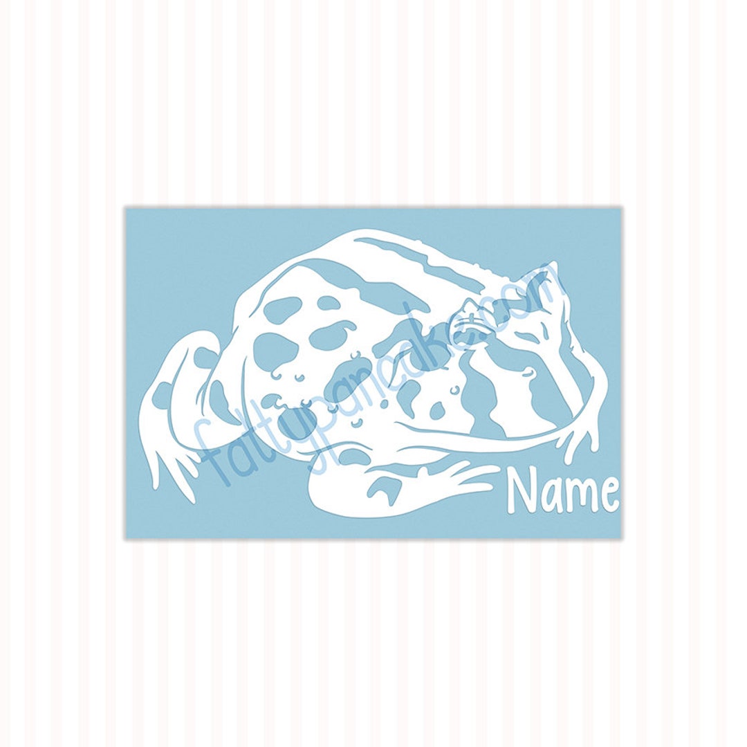 Pacman Frog Car Decal Cute Amphibian Laptop Sticker - Etsy